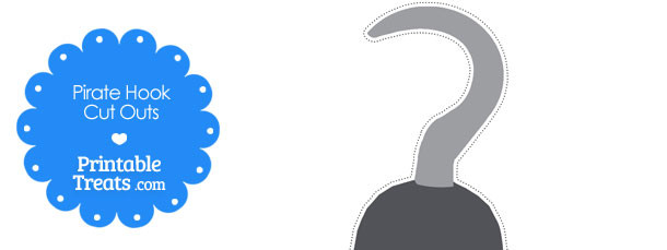 Printable Pirate Hook Cut Outs