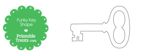 Printable Key Shape Template — Printable Treats.com