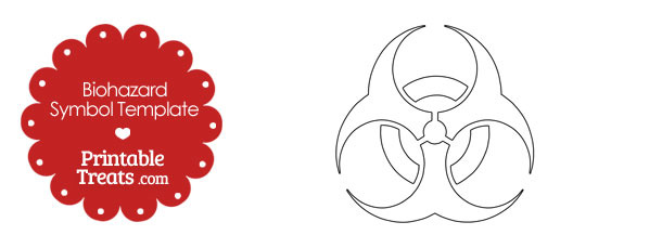 Printable Biohazard Symbol Template