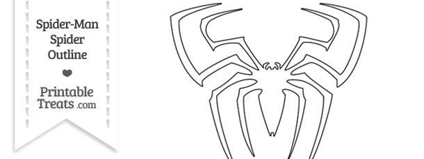 Spider-Man Spider Outline